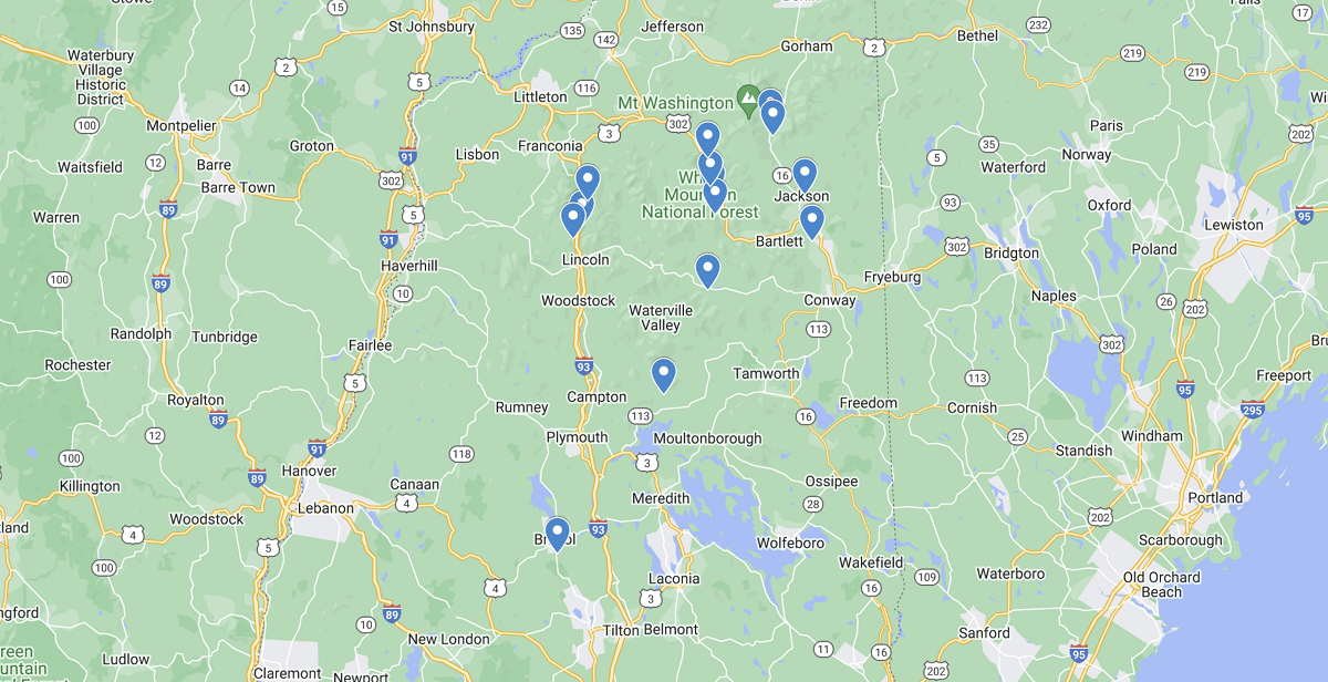 New Hampshire Waterfalls Map – Details and Info on Falls in NH New Hampshire Waterfalls Map – Details and Info on Falls in NH